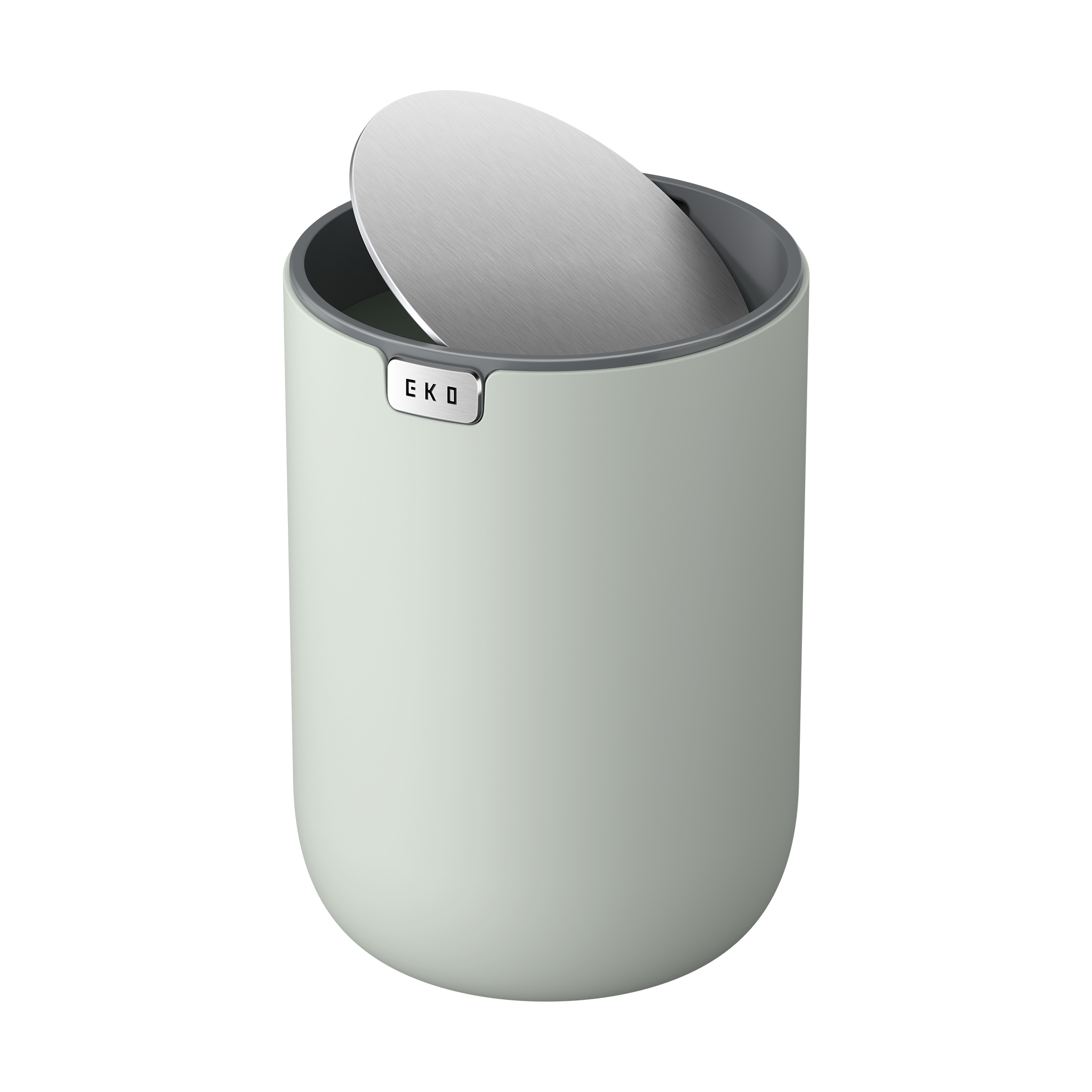 Fandy Table Bin with Swing-Top Lid - Sage 1.5L / 0.4 Gal – Home by EKO