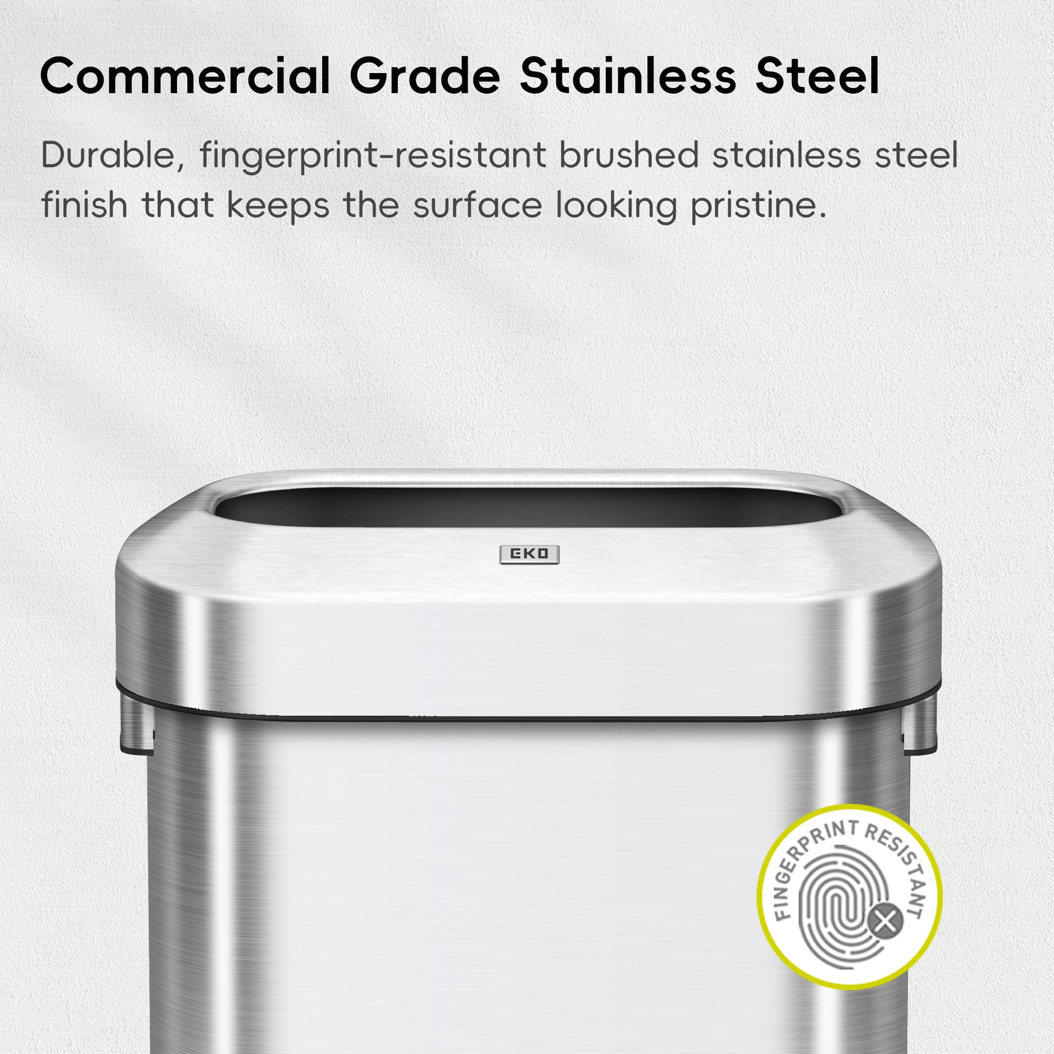 Urban Slim Open Top Can Commercial Grade - 60L / 16 Gal – Home by EKO