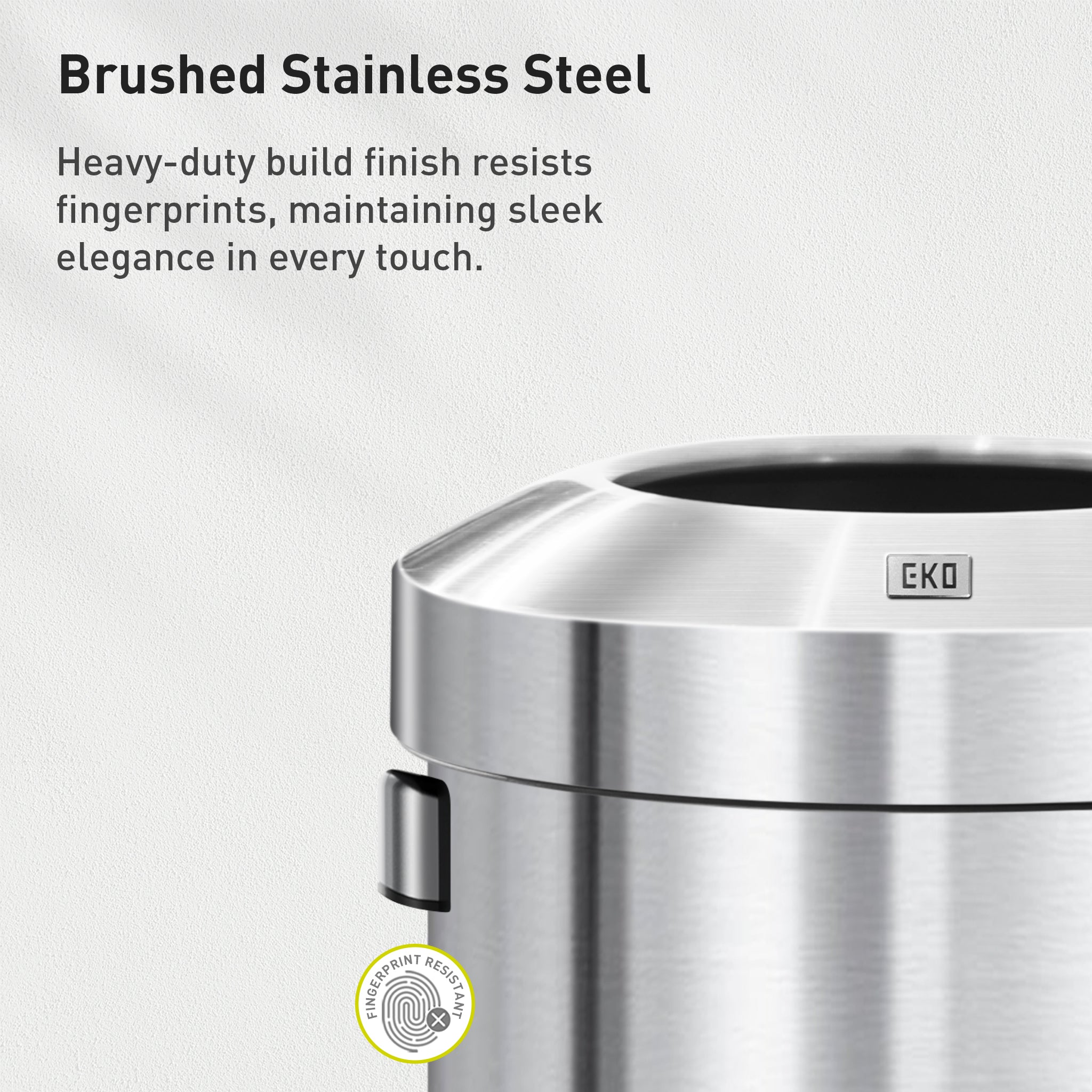 Urban Round Open Top Can Commercial Grade - 60L / 16 Gal – Home by EKO