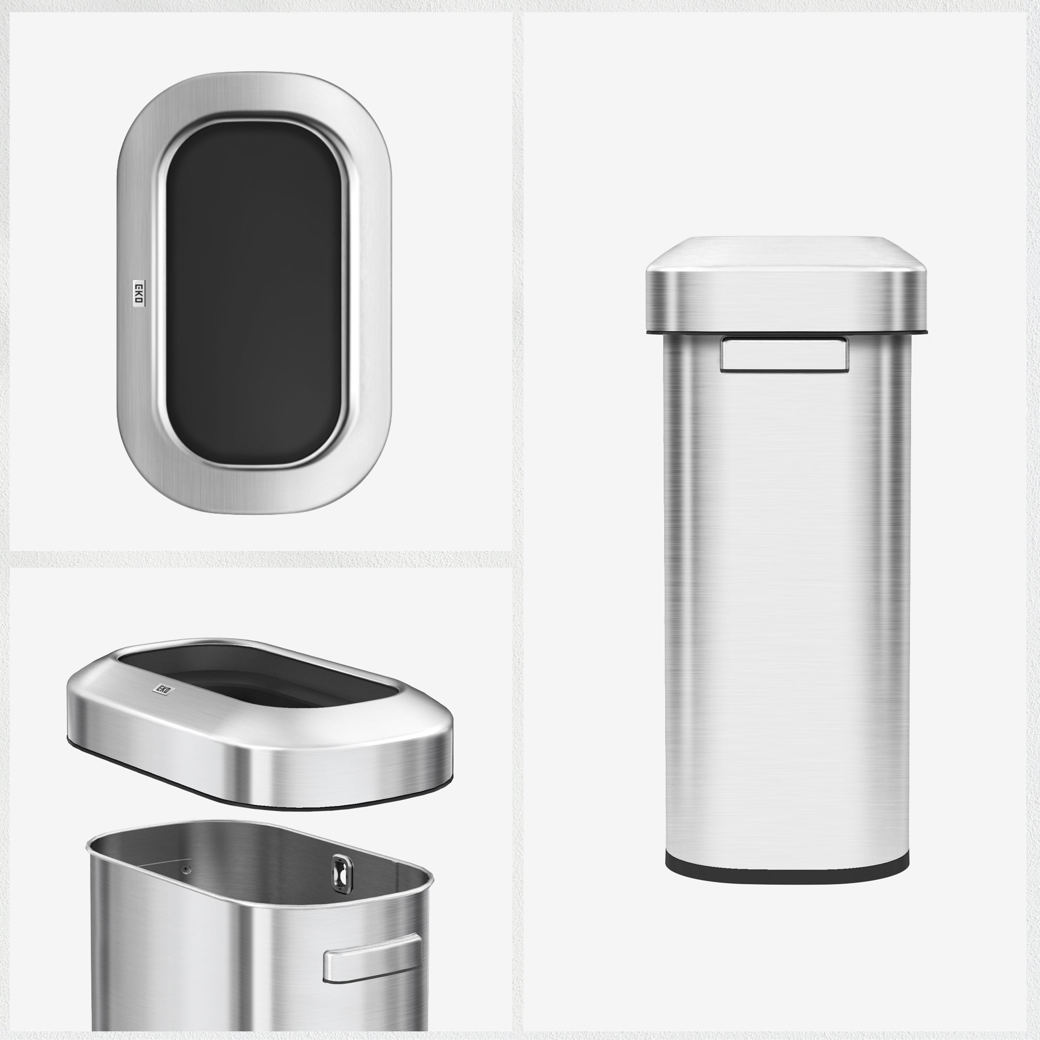 Urban Slim Open Top Can Commercial Grade - 60L / 16 Gal – Home by EKO