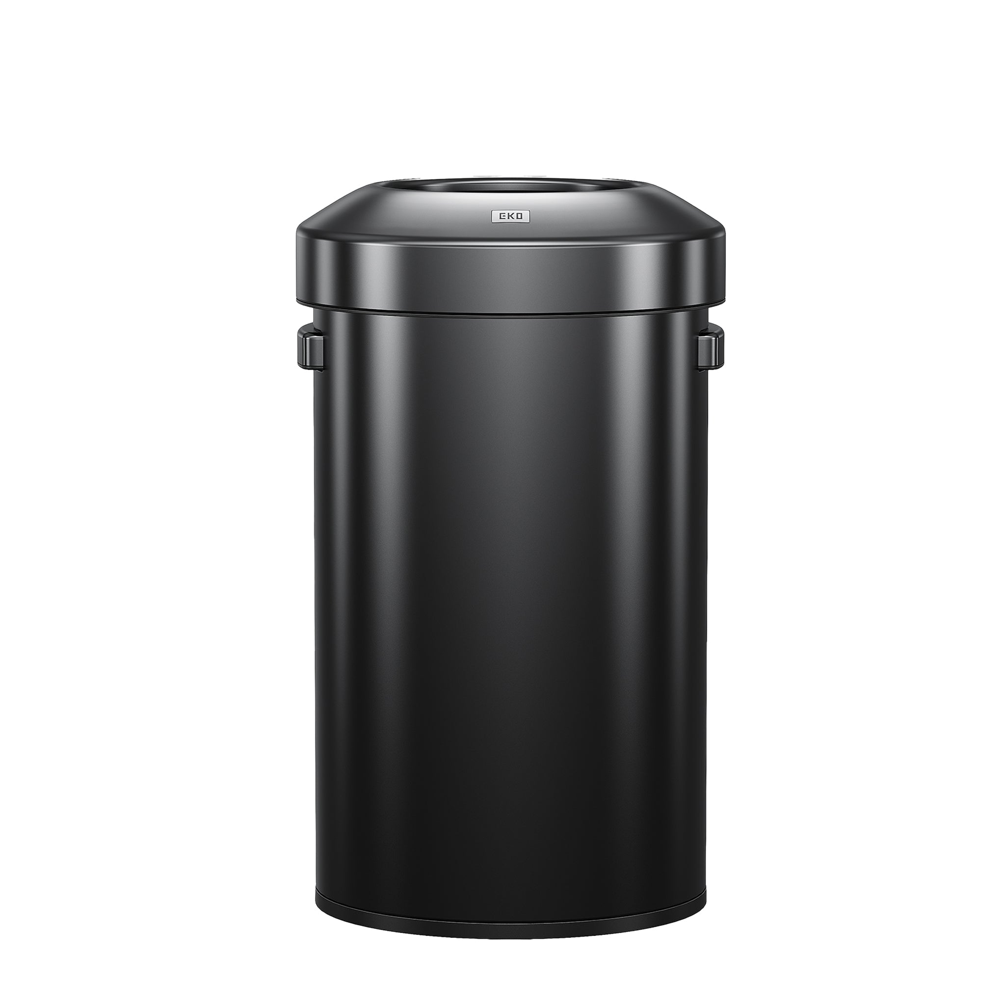 Urban Round Open Top Can - 60L - Black Stainless Steel – Home by EKO