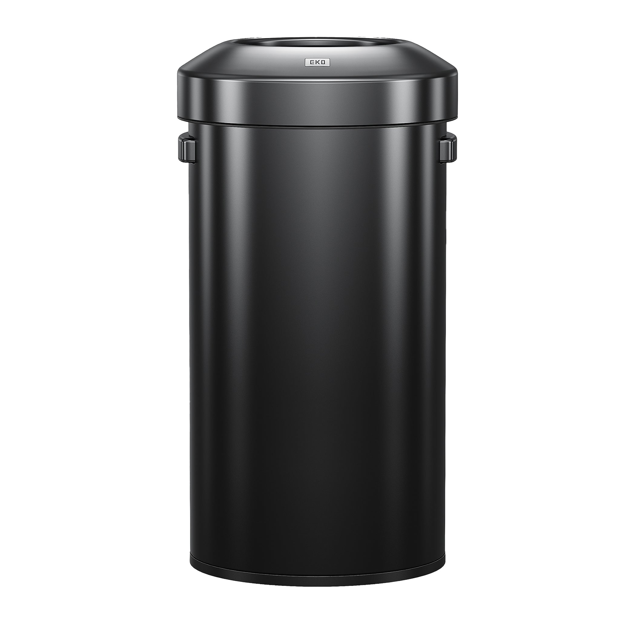 Urban Round Open Top Can – 90L - Black Stainless Steel – Home by EKO