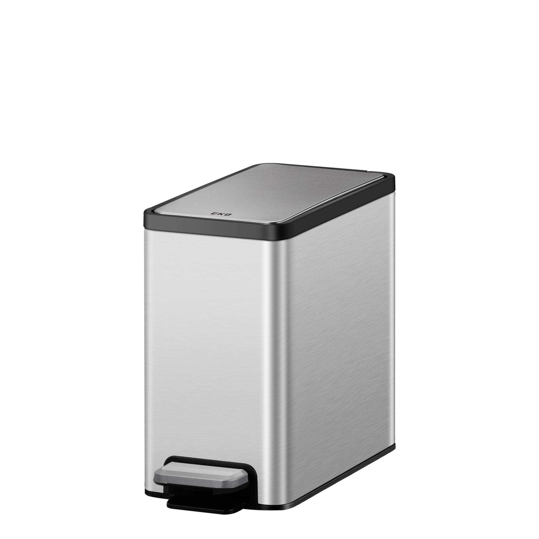 EcoCasa II Slim Step Can – 6L - Matte Stainless Steel – Home by EKO
