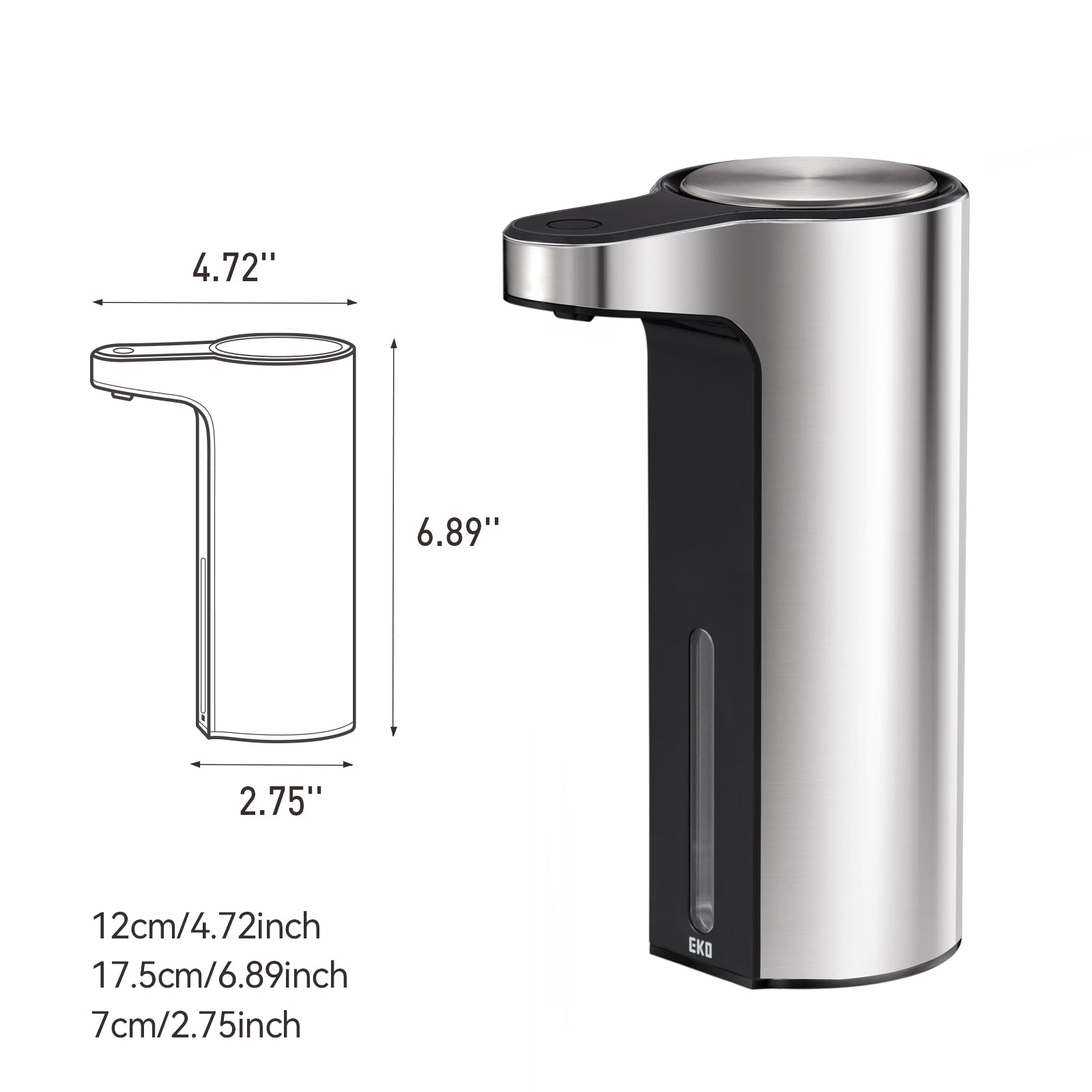 Aroma Smart Liquid Soap Dispenser - 9 fl oz (Stainless) – eko-north-america