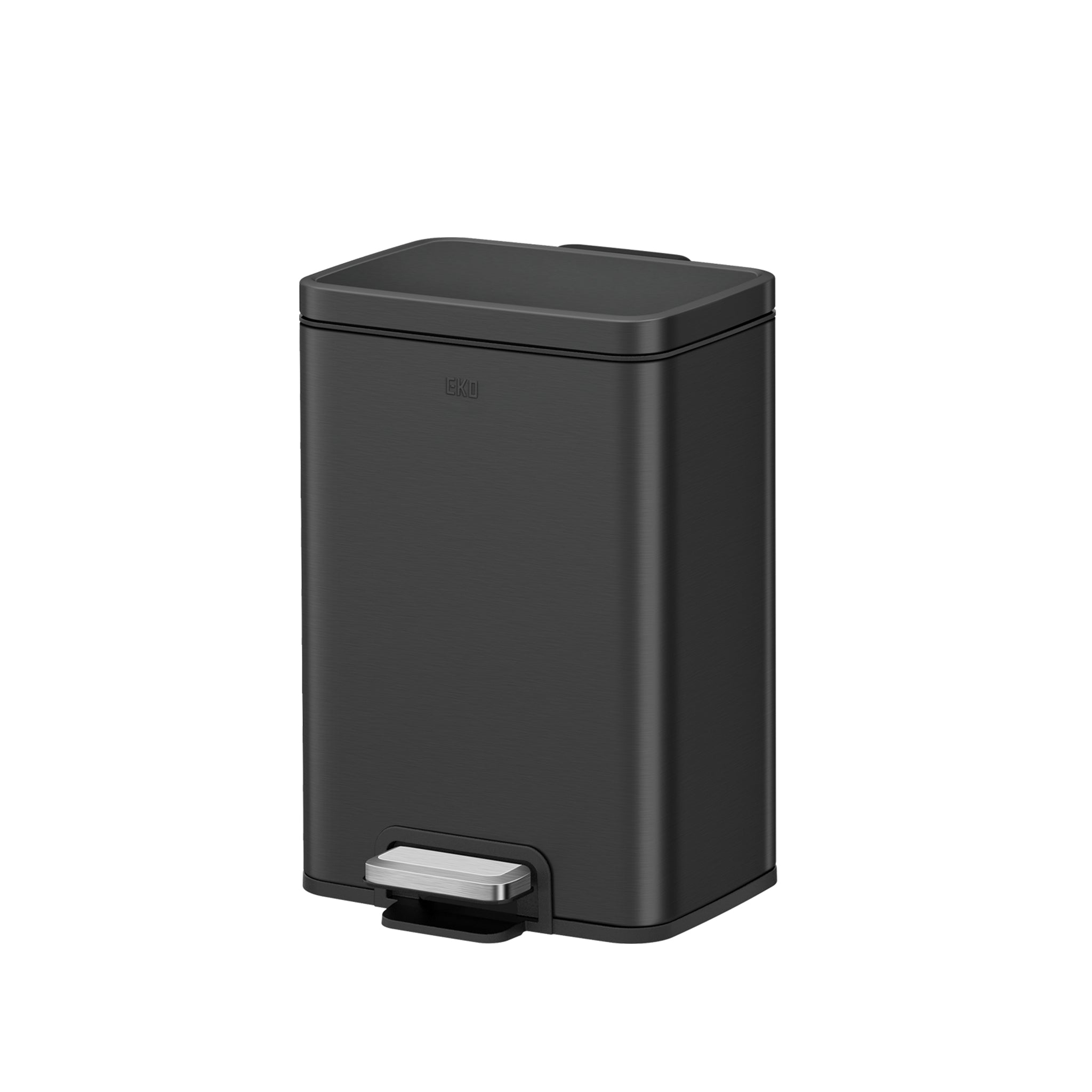 Madison Step Can With Liner - 6L / 1.6 Gal，Matte Black – Home by EKO